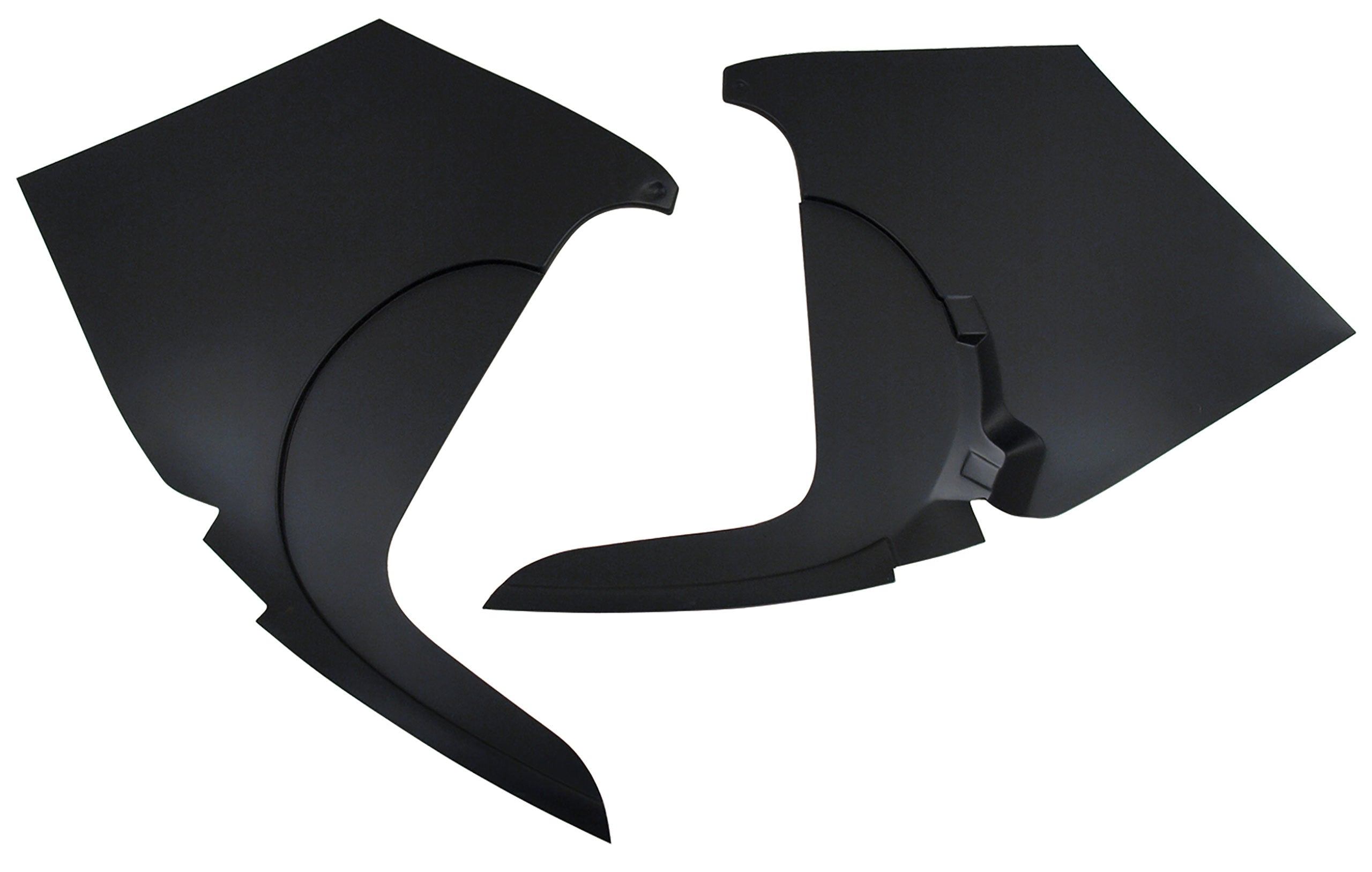 1958-1958 Corvette Kick Panels W/O Inserts - Charcoal | Corvette Store Online