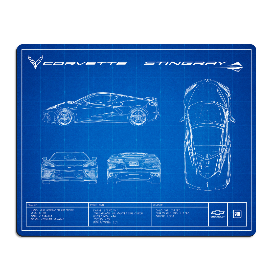 corvette drawing c8