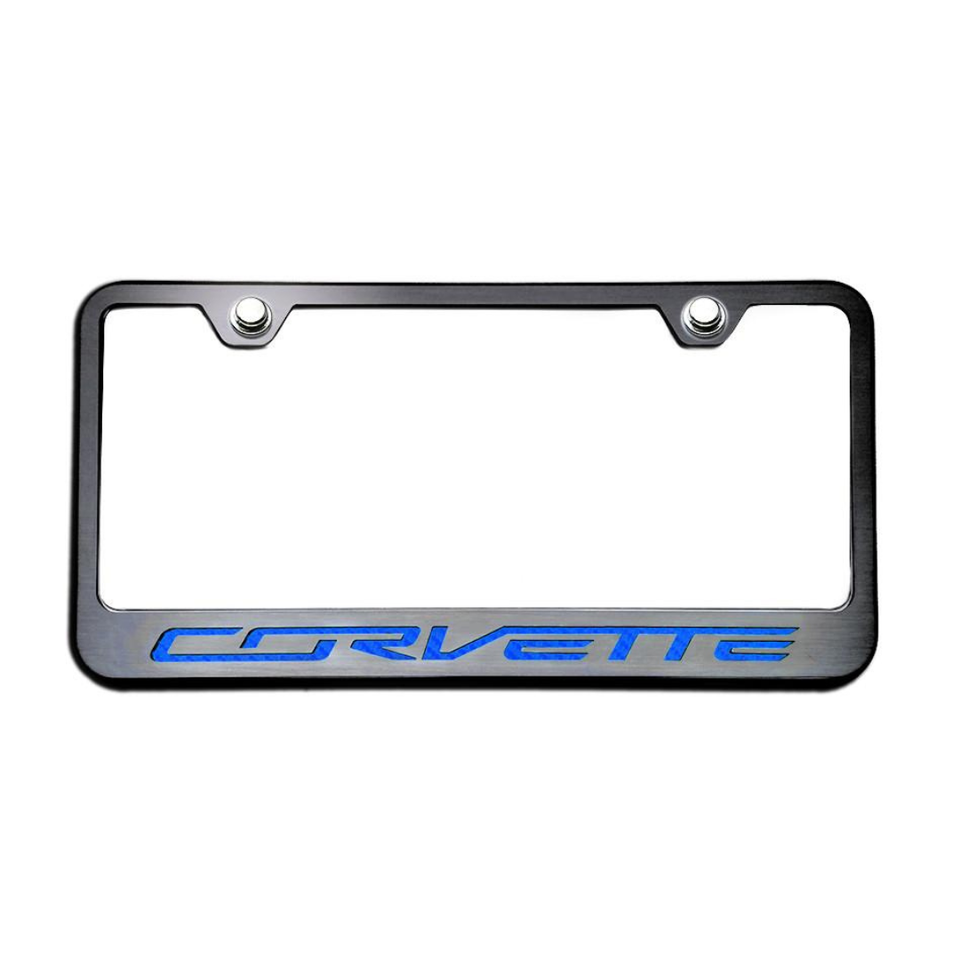 Corvette License Plate Frames | Corvette Store Online