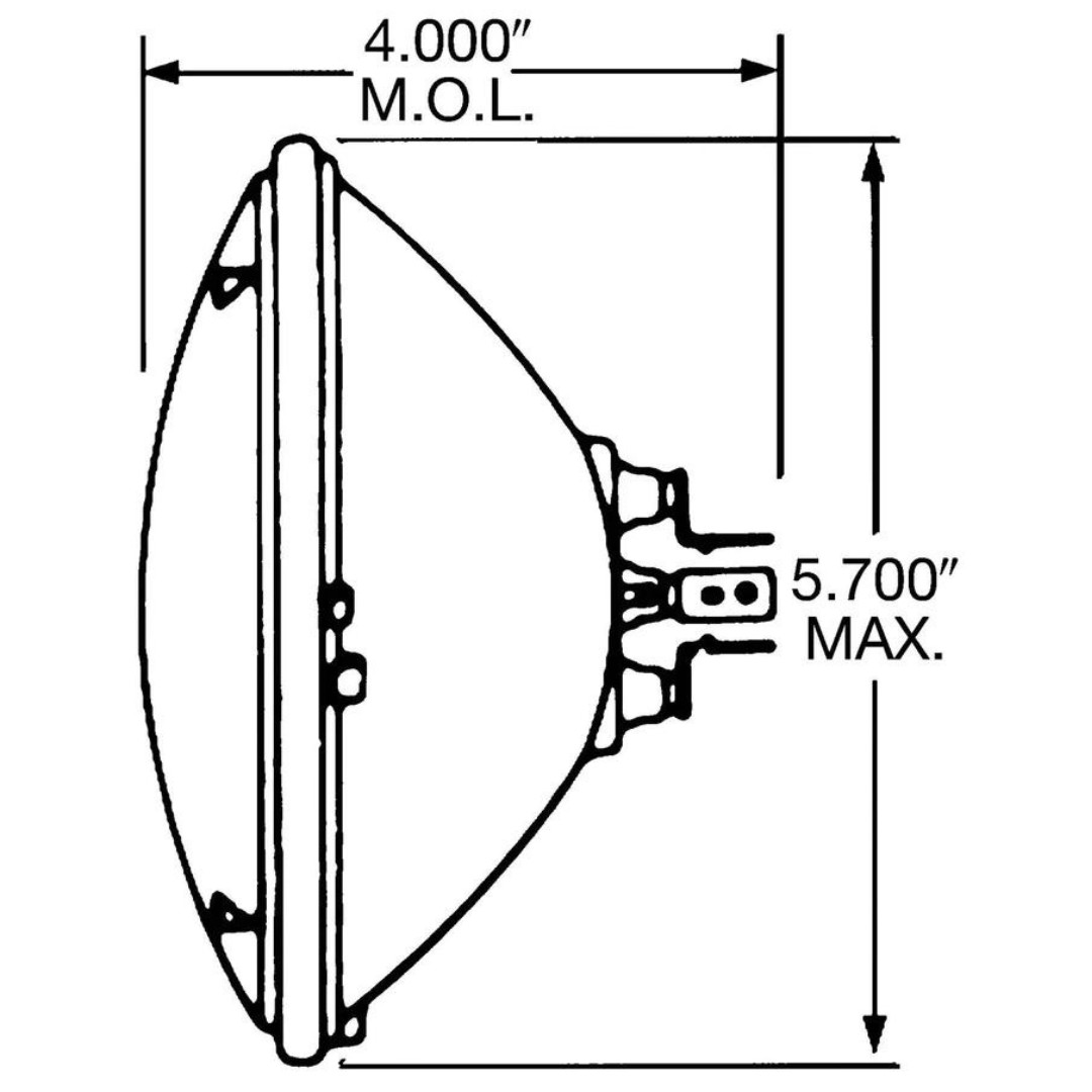 1958-1982 Corvette "A" Headlight Bulb Assembly | Corvette Store Online