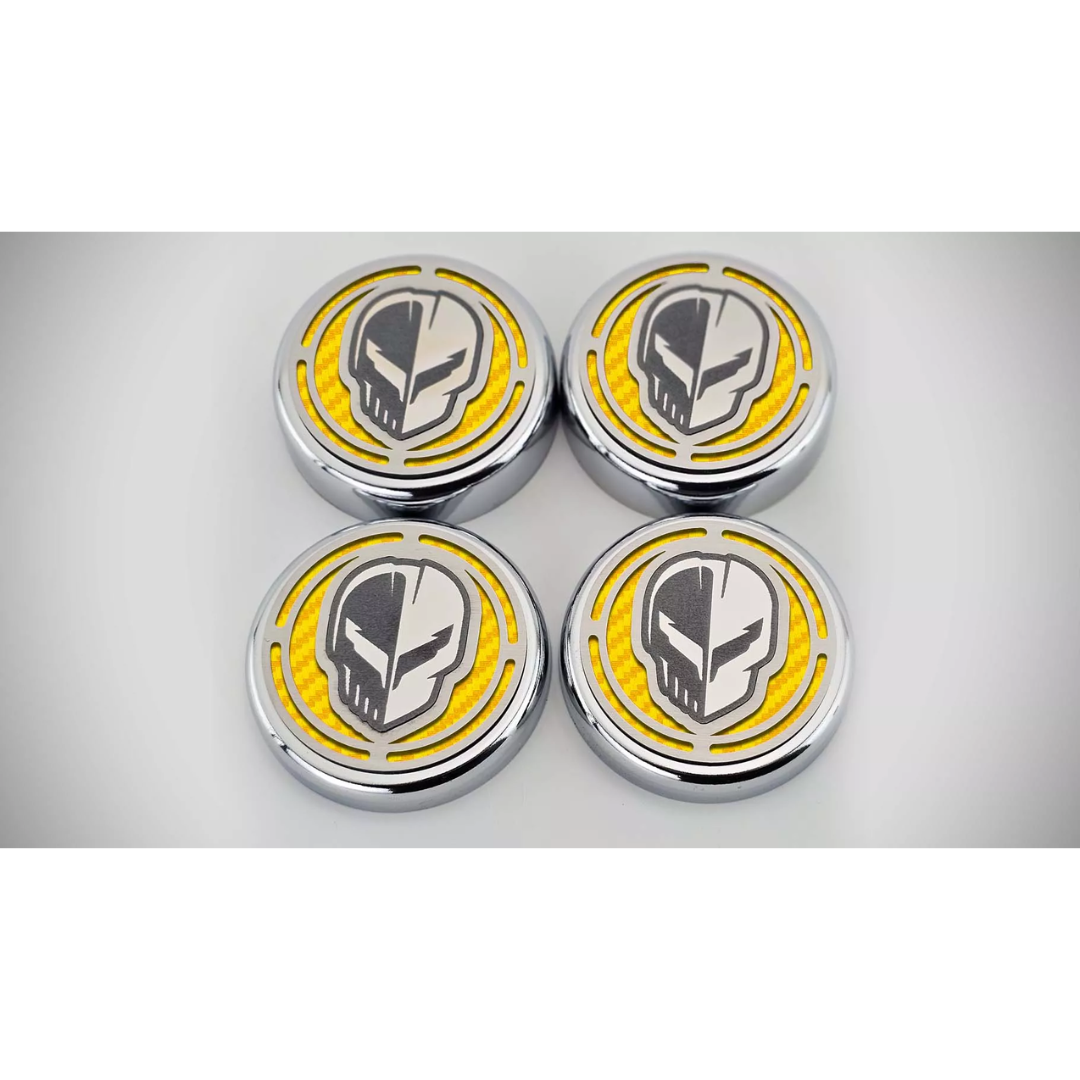 2020-2024 C8 CORVETTE COUPE - CAP COVER SET 4PC CARBON FIBER INSERTS ...