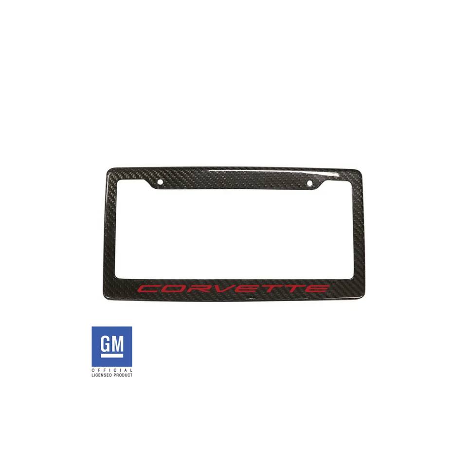 C8 2020-2026 Corvette License Plate Frame | Corvette Store Online