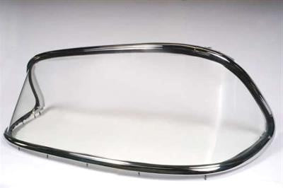 1956-1961 Corvette Windshield Frame Assembly W/Visor Holes, W/Clear ...