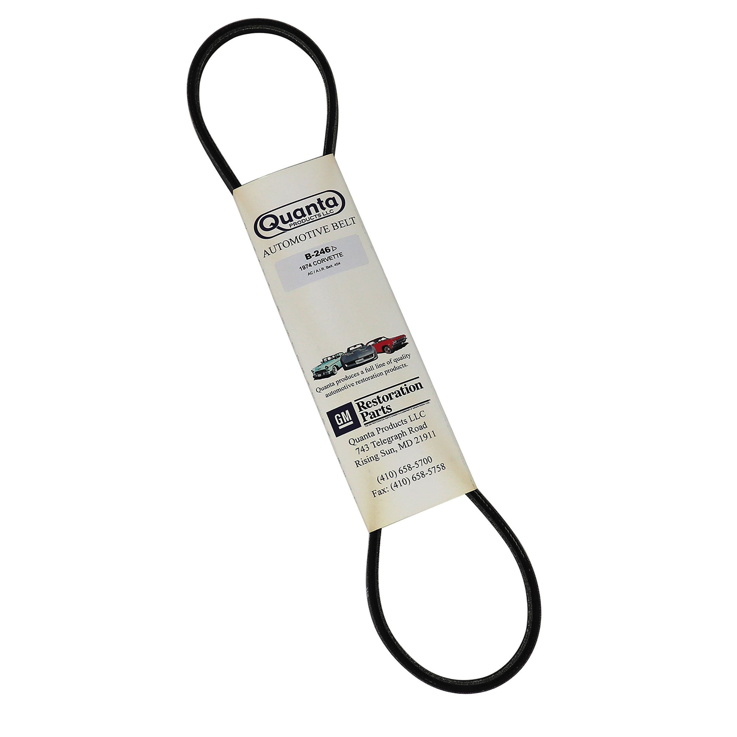 1974-1974 Corvette Belt Air Conditioner Compressor - 454 W/Air ...