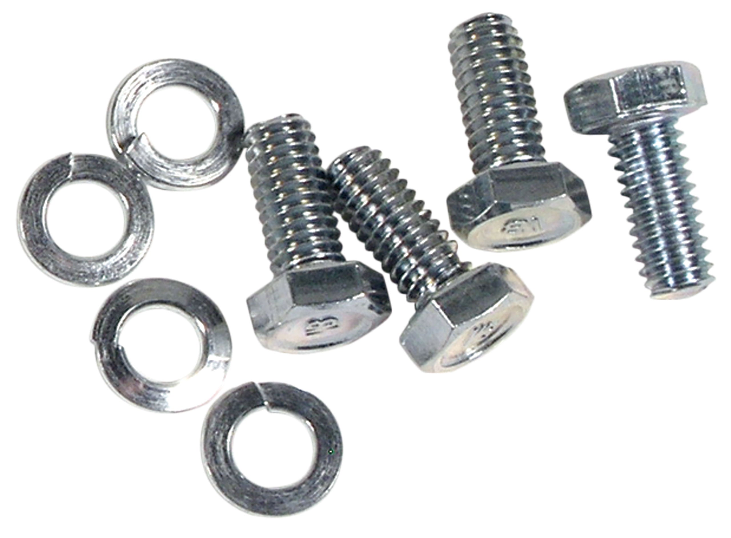 1966-1967 Corvette Fan Shroud Bolt & Washer Set. WB Headmark - 4 Piece ...