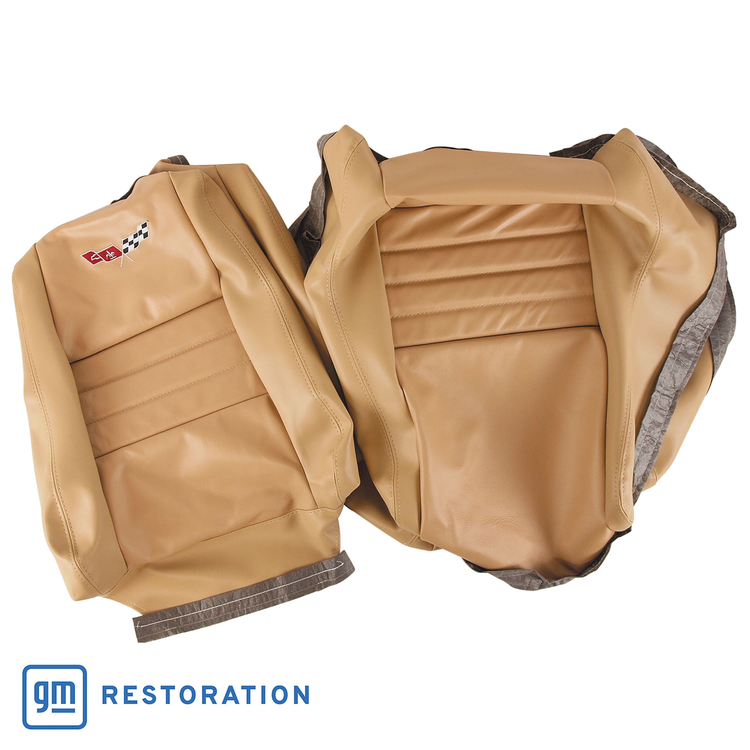 1979-1980 Corvette Embroidered OE Style Seat Covers - Doeskin Leather ...