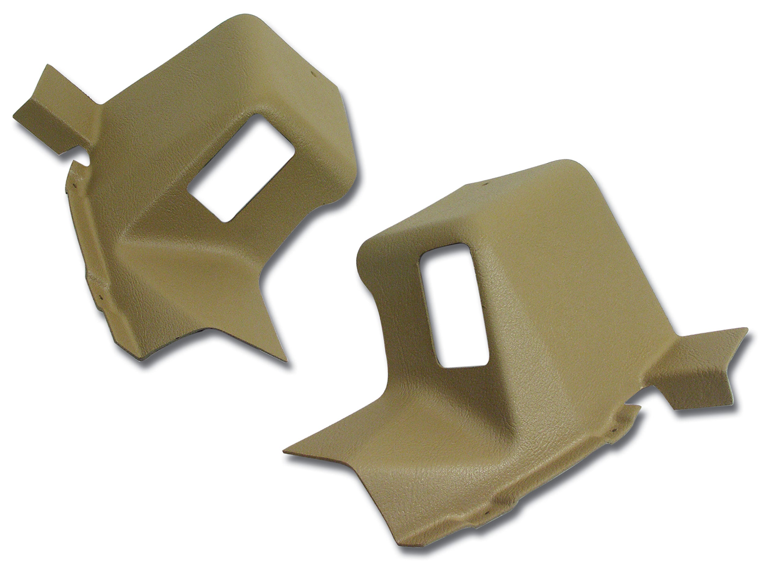 1970-1972 Corvette Interior Rear Quarter Panel Extensions Light Saddle ...