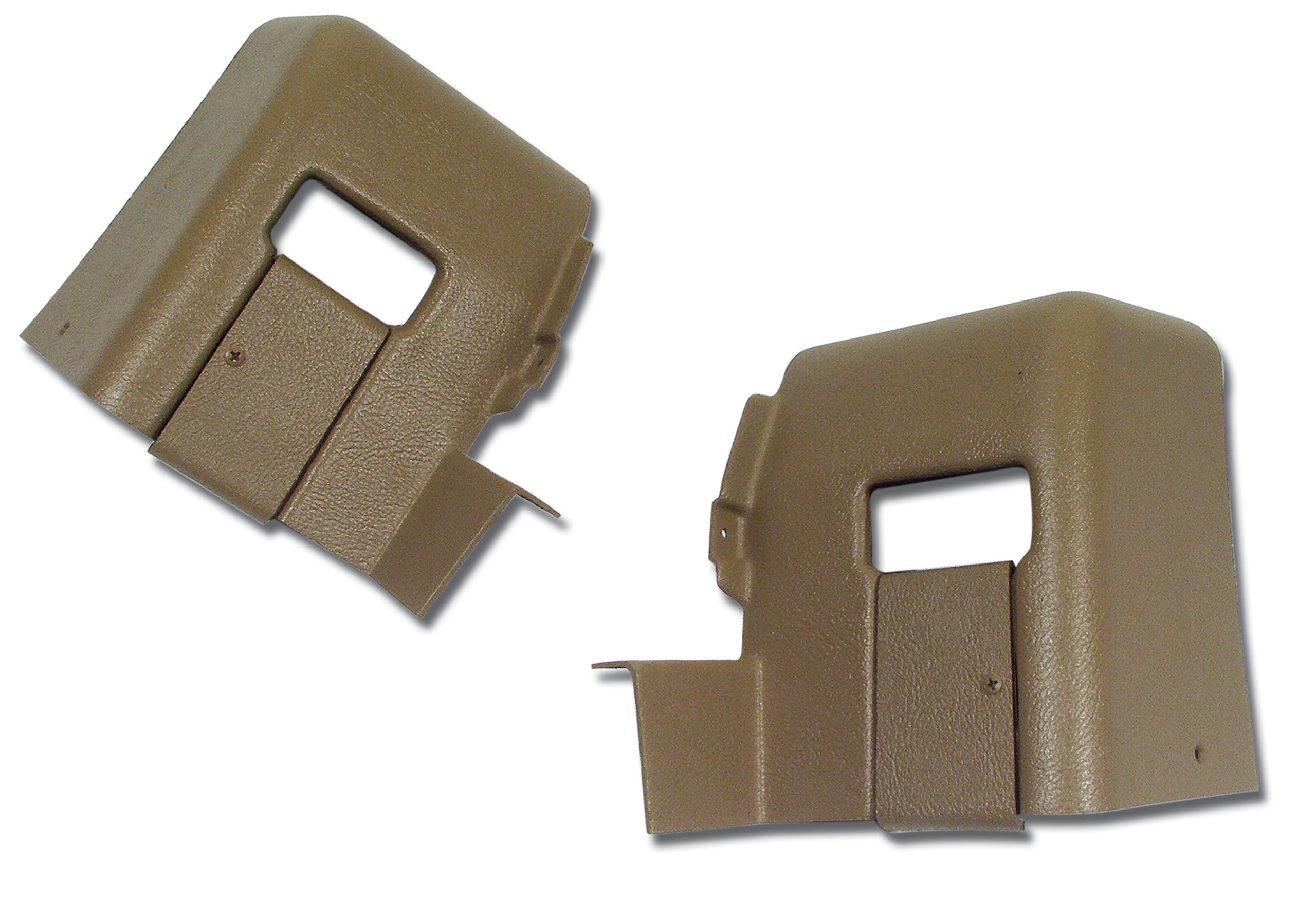1976-1977 Corvette Interior Rear Quarter Panel Extensions Buckskin ...