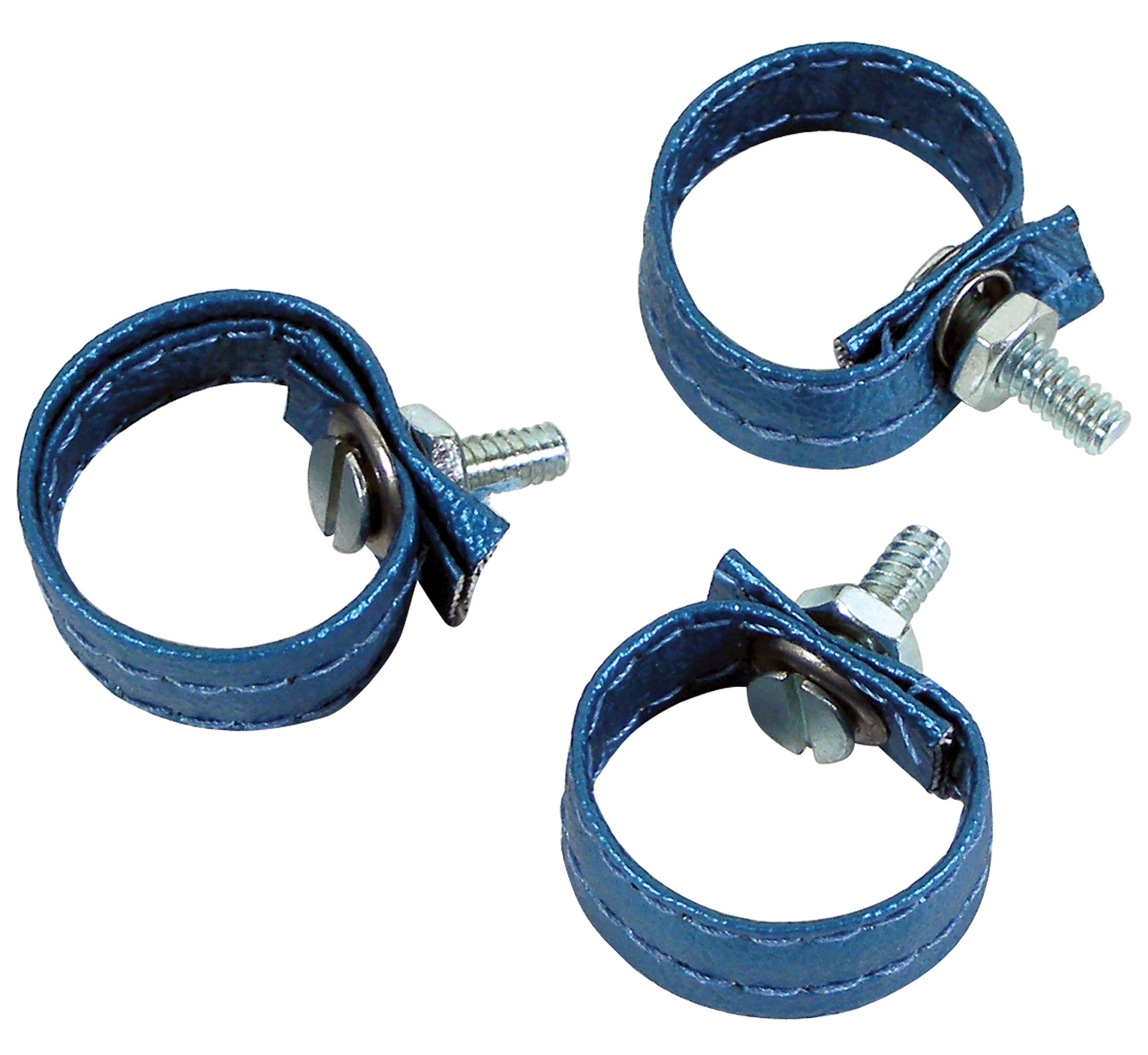 C3 1968-1970 Corvette Rear Door Pulls Bright Blue 3 Piece