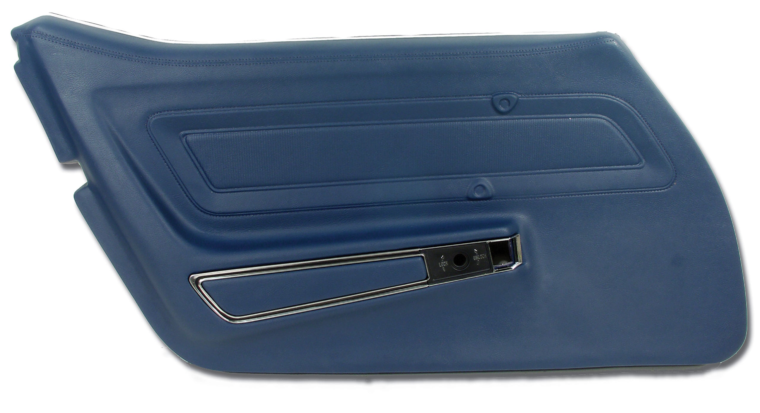 1971-1972 Corvette Door Panel Royal Blue Standard LH | Corvette Store ...