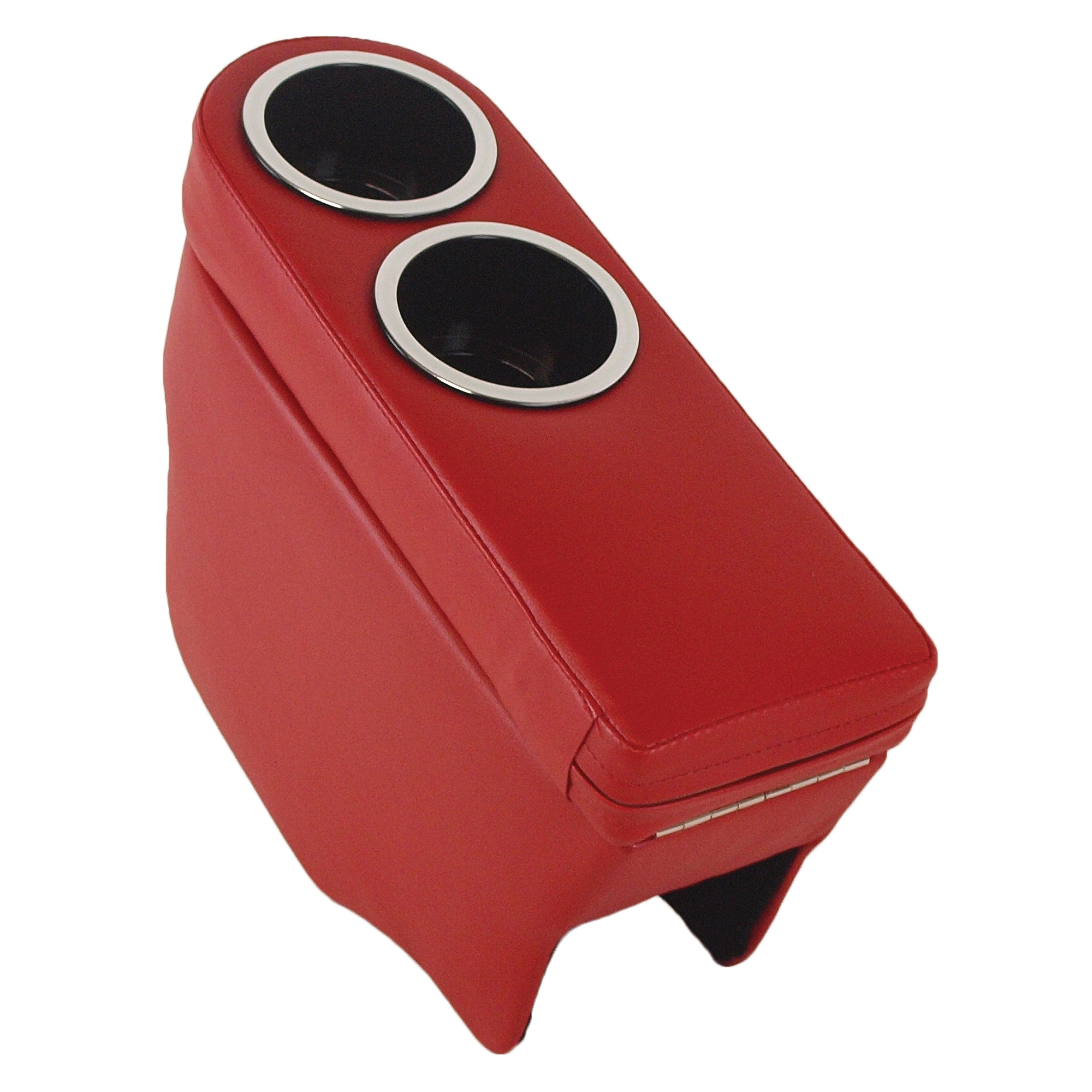 1963-1966 Corvette C2 Bullet Console - Dual Cup Holders - Bright Red ...
