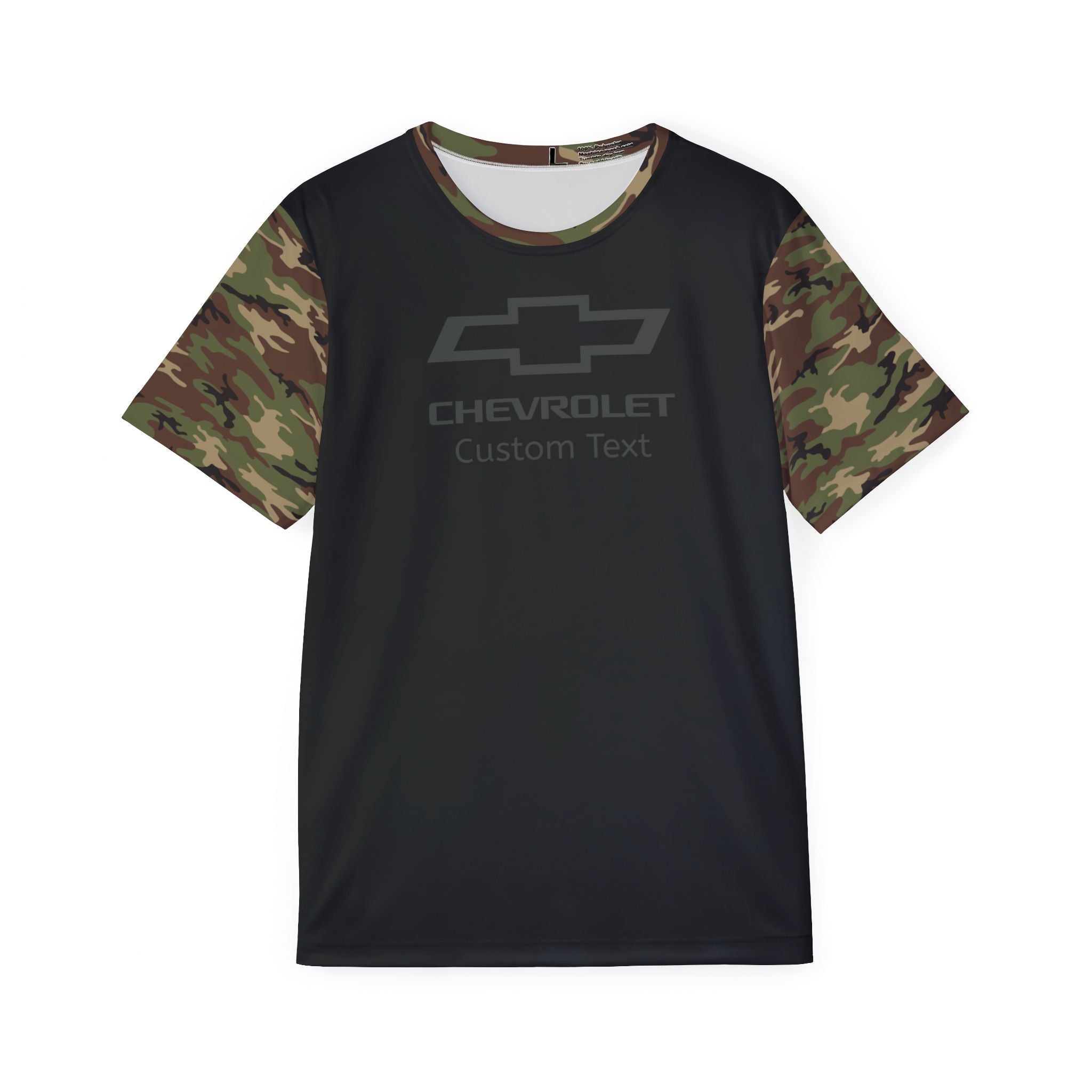 Personalized Chevy Bowtie Camo Men's Sports Jersey Tee | Corvette Store ...