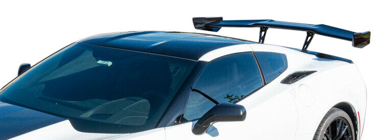 2014-2019 Corvette ZR1 STYLE REAR WING - CARBON FLASH - FOR GRAND SPORT ...