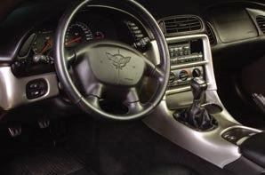 1997-2004 Corvette Center Console Molded Dash Overlay 2 PC Kit ...