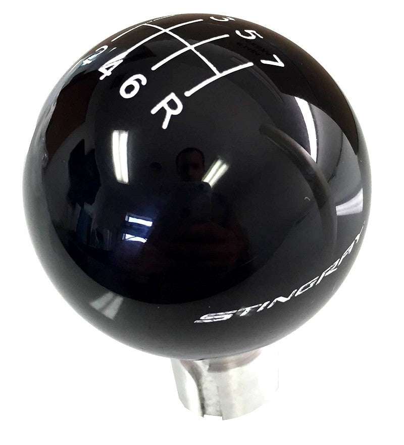 2014-2019 Corvette Shift Knob W/Shift Pattern & Side Stingray Script ...