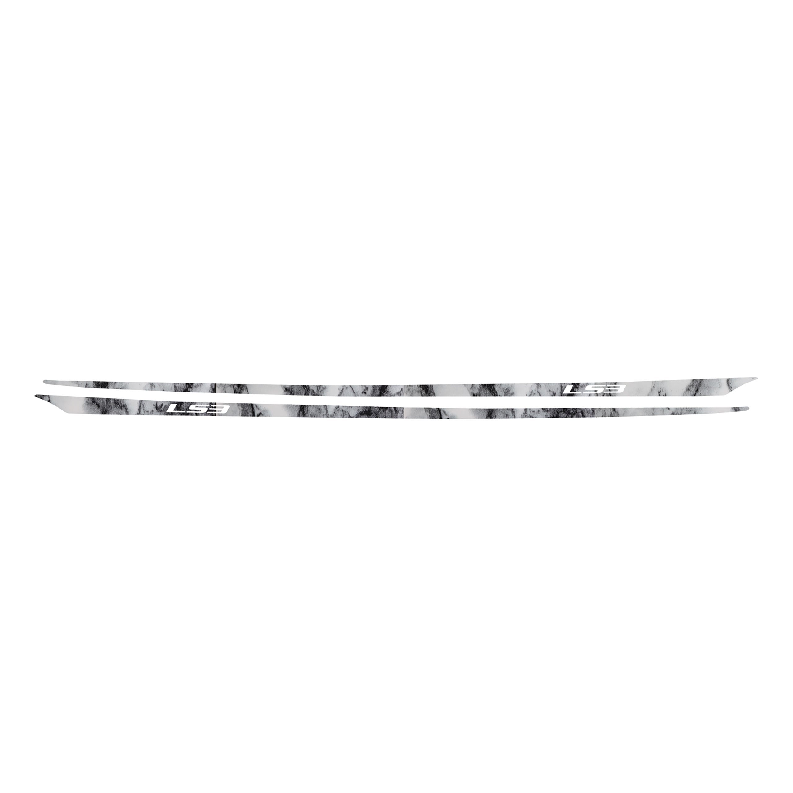 2005-2013 Corvette Hood Stripes Decal LS3 Veined Marble | Corvette ...