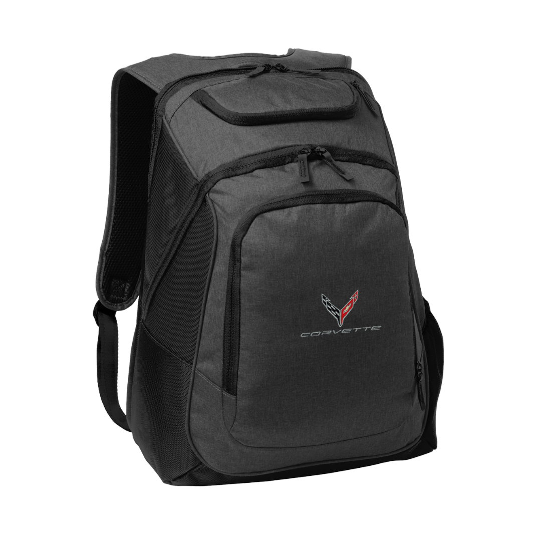 C8 Corvette Embroidered Backpack | Corvette Store Online