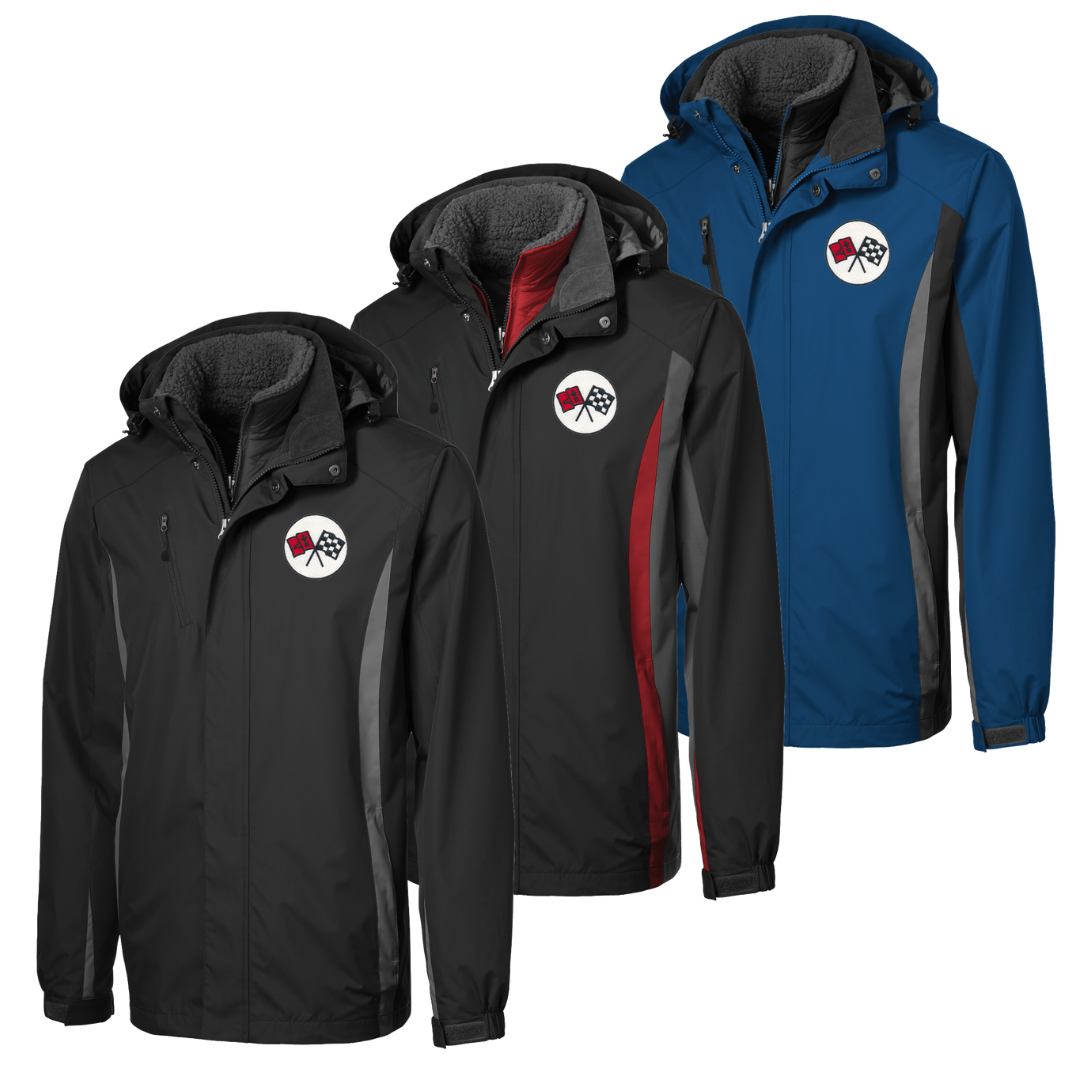 C2 Corvette Colorblock 3 in 1 Jacket | Corvette Store Online