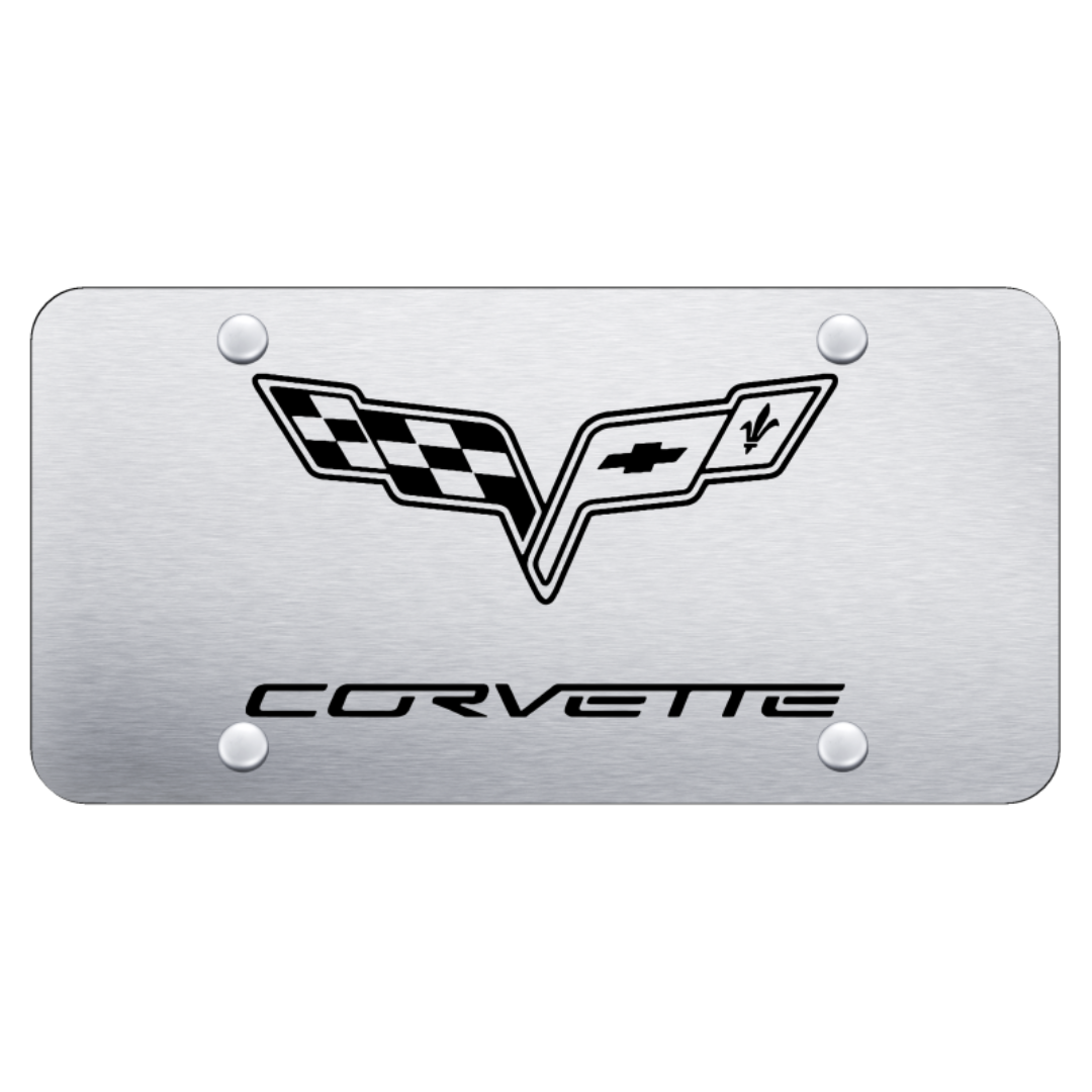 C6 Corvette Logo License Plate | Corvette Store Online
