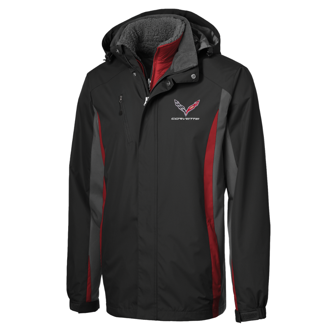 C7 Corvette Colorblock 3 in 1 Jacket | Corvette Store Online