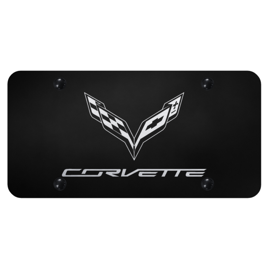 C7 Corvette Logo License Plate | Corvette Store Online