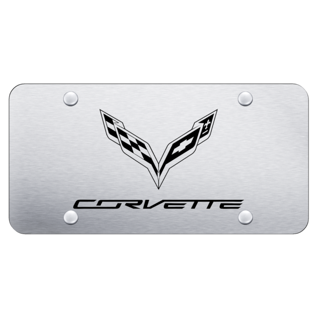 C7 Corvette Logo License Plate | Corvette Store Online