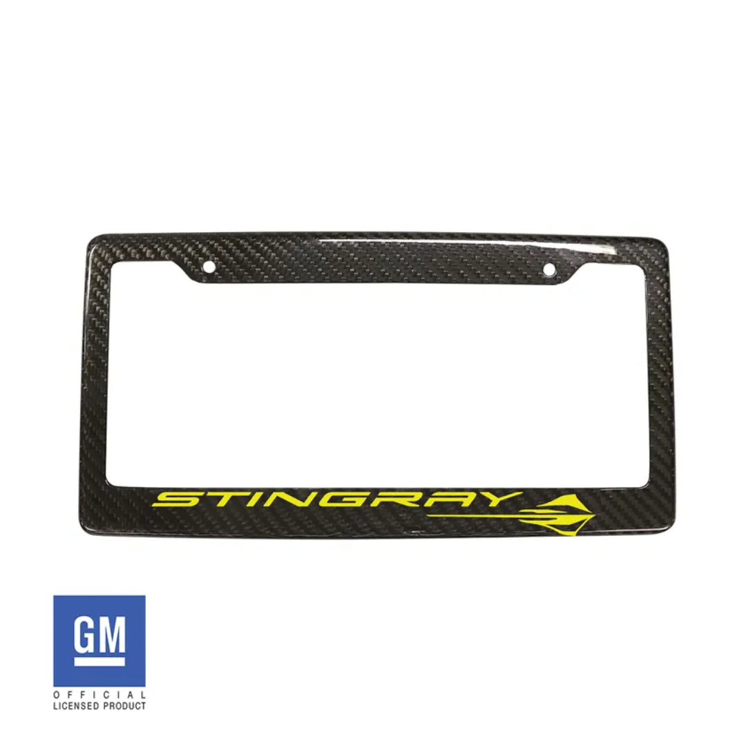 C8 2020-2026 Corvette Stingray License Plate Frame | Corvette Store Online