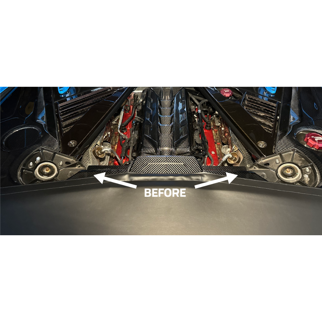 C8 Corvette Carbon Fiber Rear Strut Covers | Corvette Store Online