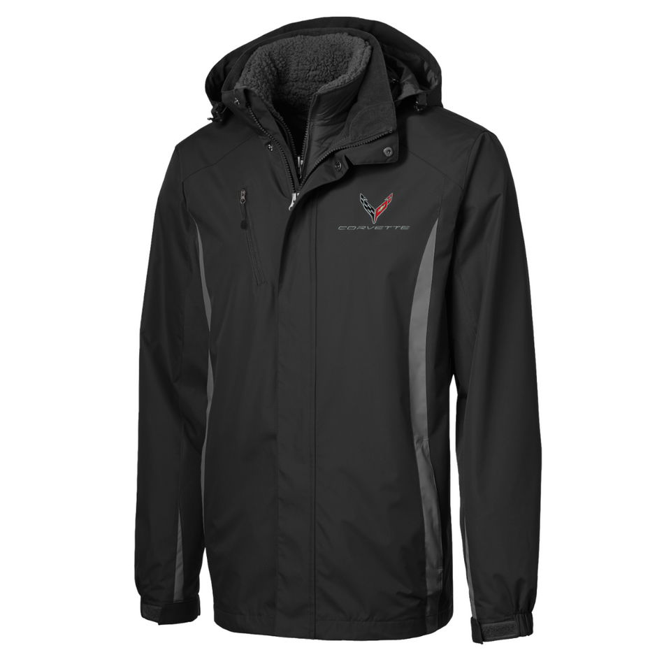 C8 Corvette Colorblock 3 in 1 Jacket | Corvette Store Online
