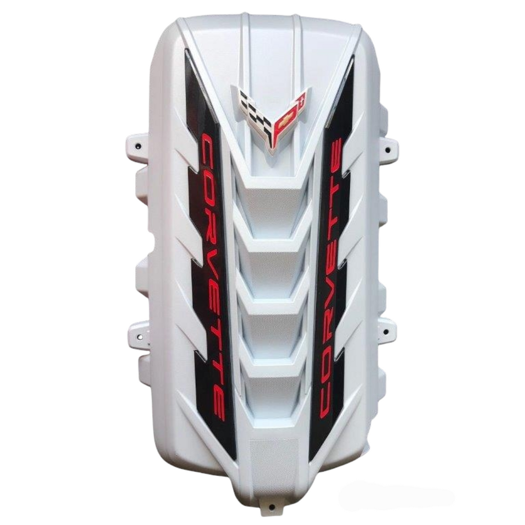 C8 Corvette Ceramic Matrix Gray Engine Cover | Corvette Store Online