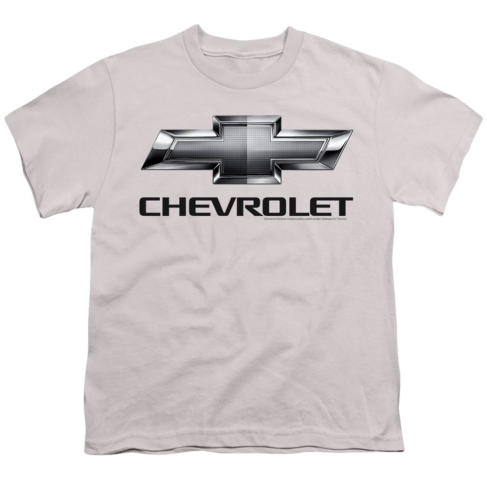 Chevy Bowtie-Youth Short Sleeve-Silver | Corvette Store Online