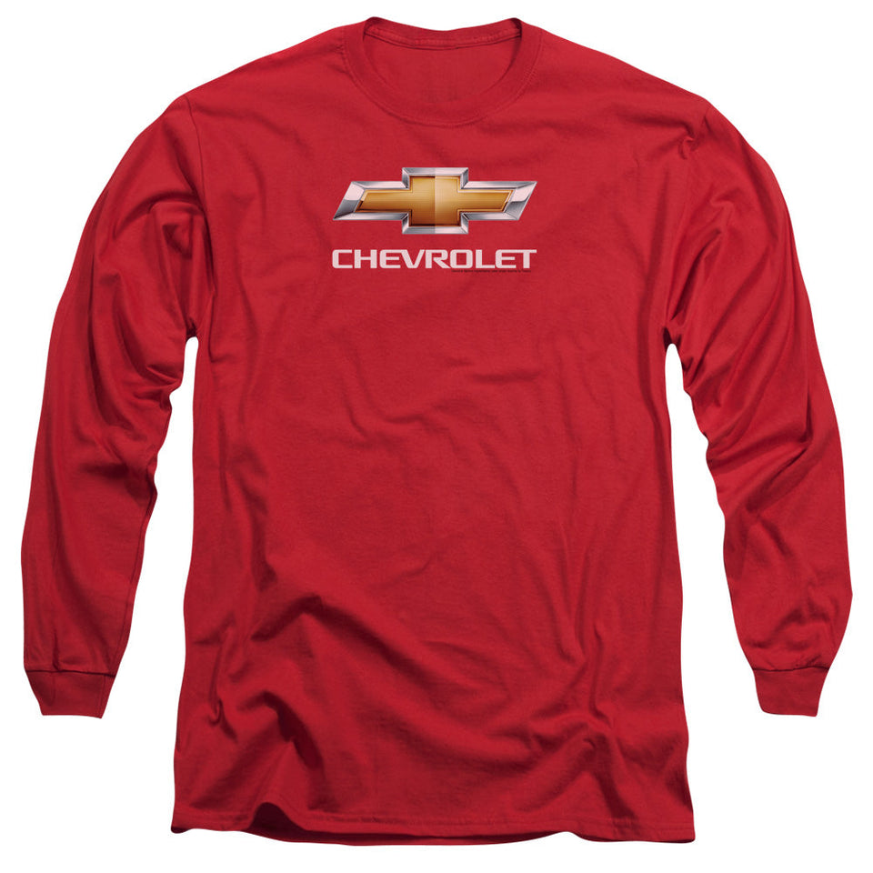 Chevy Bowtie Stacked Long Sleeve - Navy