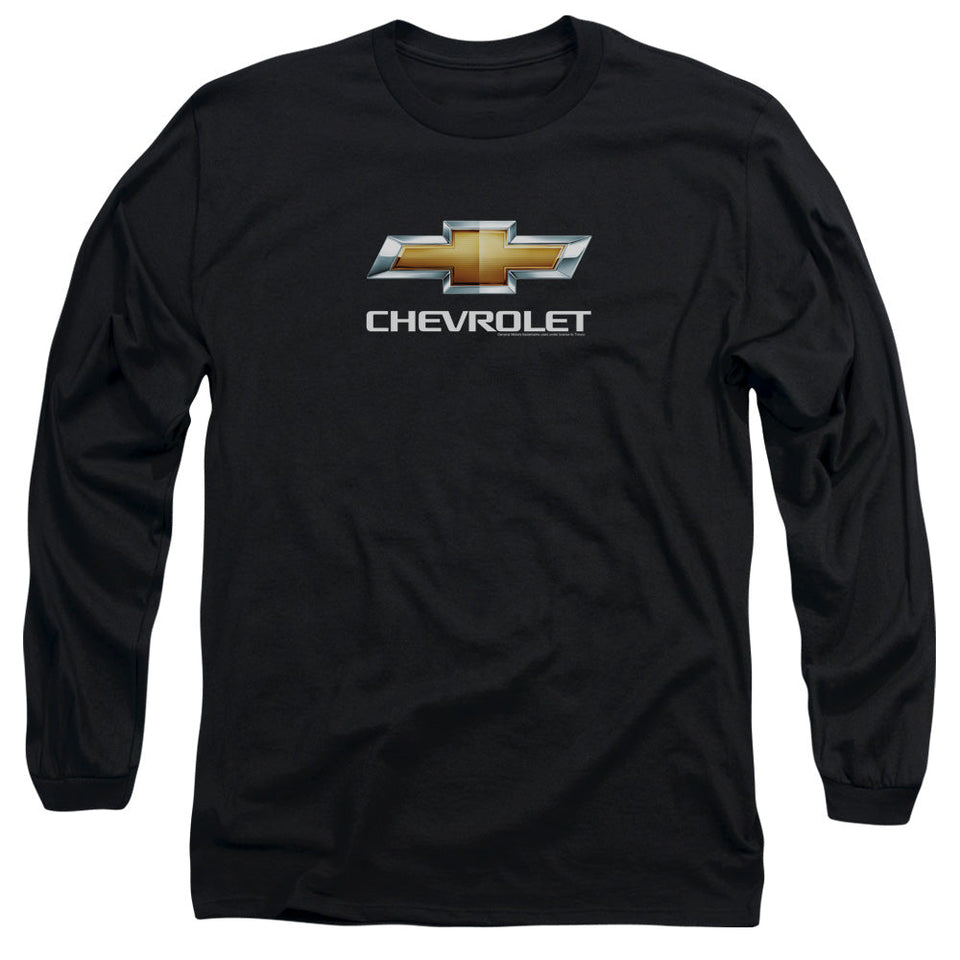 Chevy Bowtie Stacked Long Sleeve - Navy