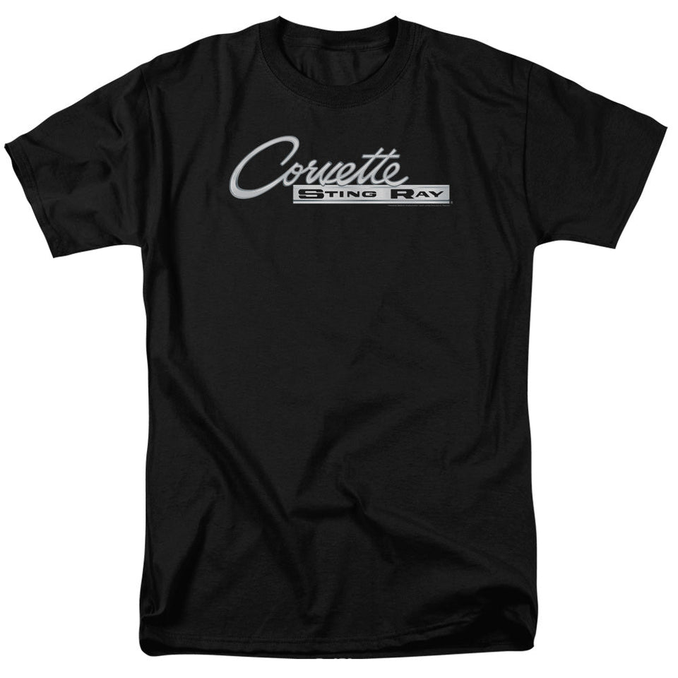 C2 Corvette Stingray Logo Regular Fit Tee - Black