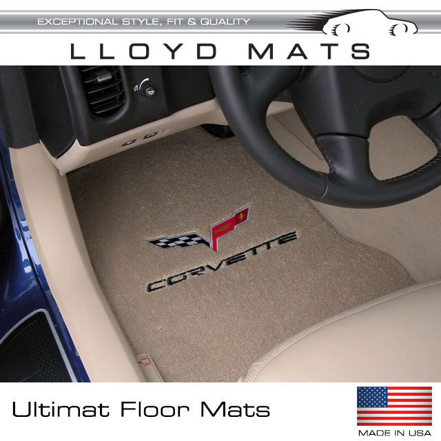 Corvette Logo Floor & Cargo Mats | Carpet | Rubber | All Colors