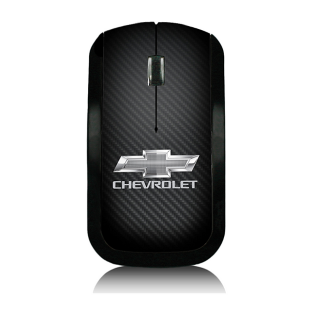 Chevy Bowtie Carbon Fiber Print Wireless Mouse | Corvette Store Online
