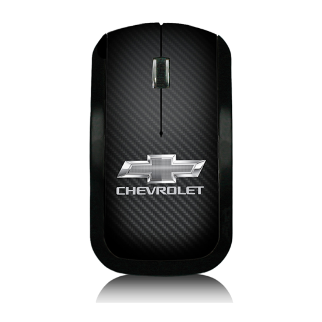 Chevy Bowtie Carbon Fiber Print Wireless Mouse | Corvette Store Online