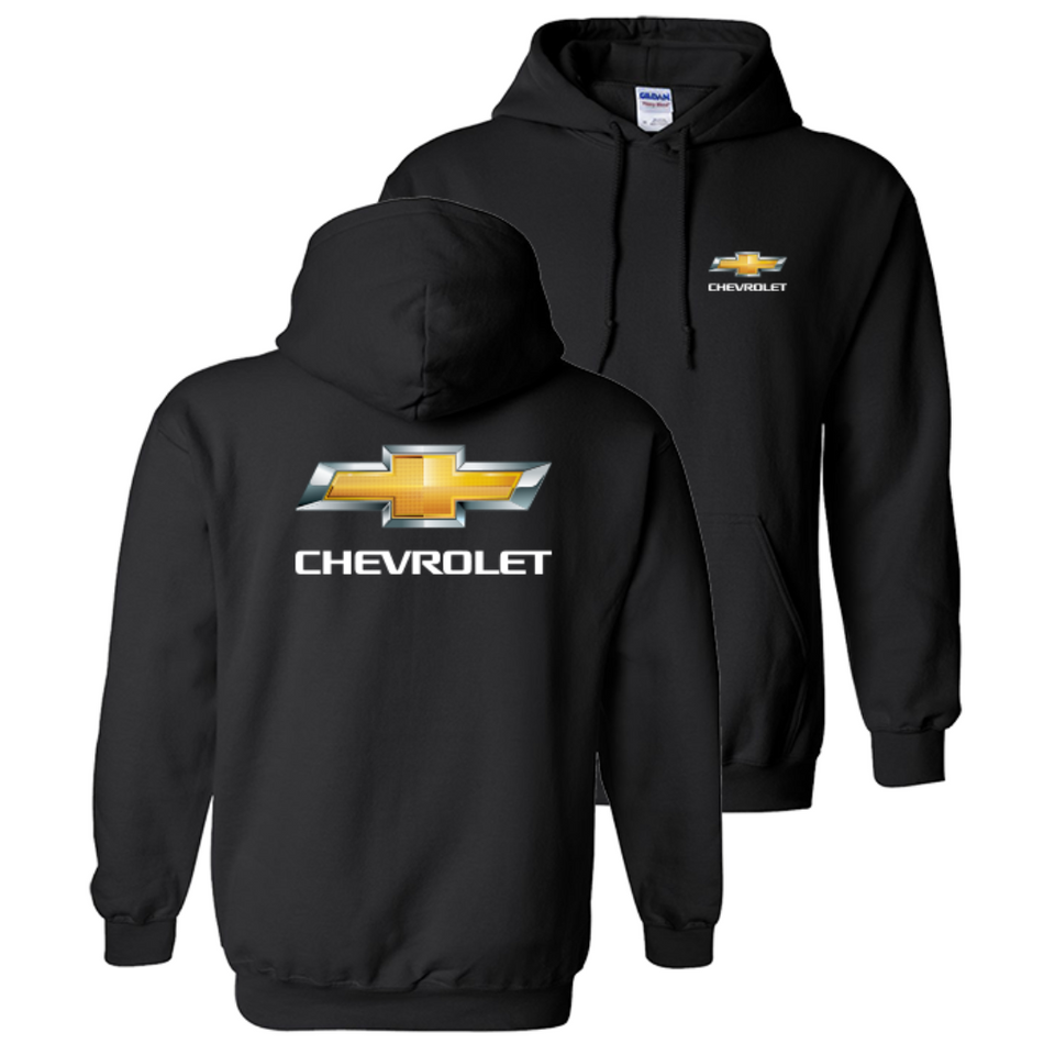 Chevy Gold Bowtie Hooded Sweatshirt / Hoodie | Corvette Store Online