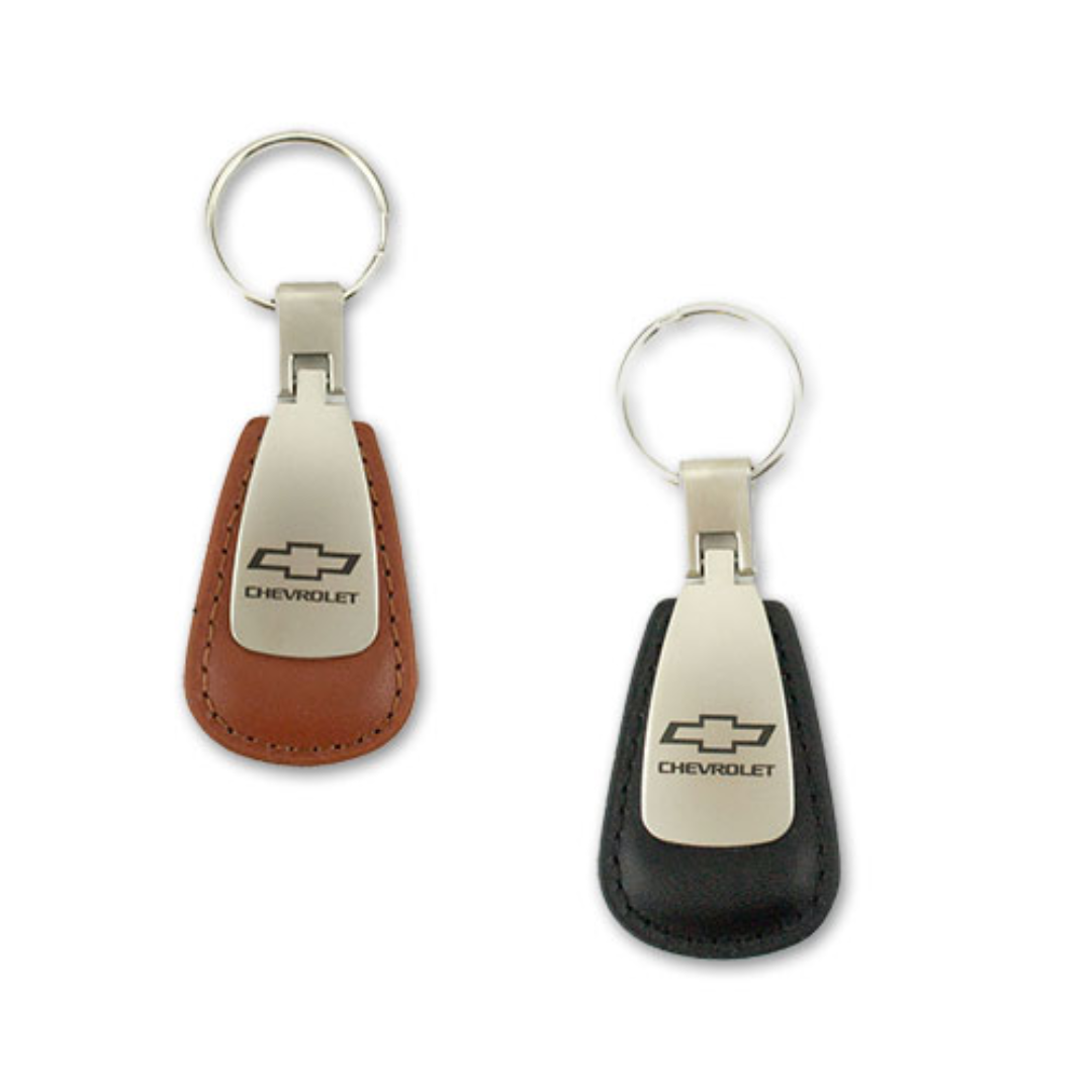 CHEVROLET LEATHER TEARDROP KEY TAG | Corvette Store Online