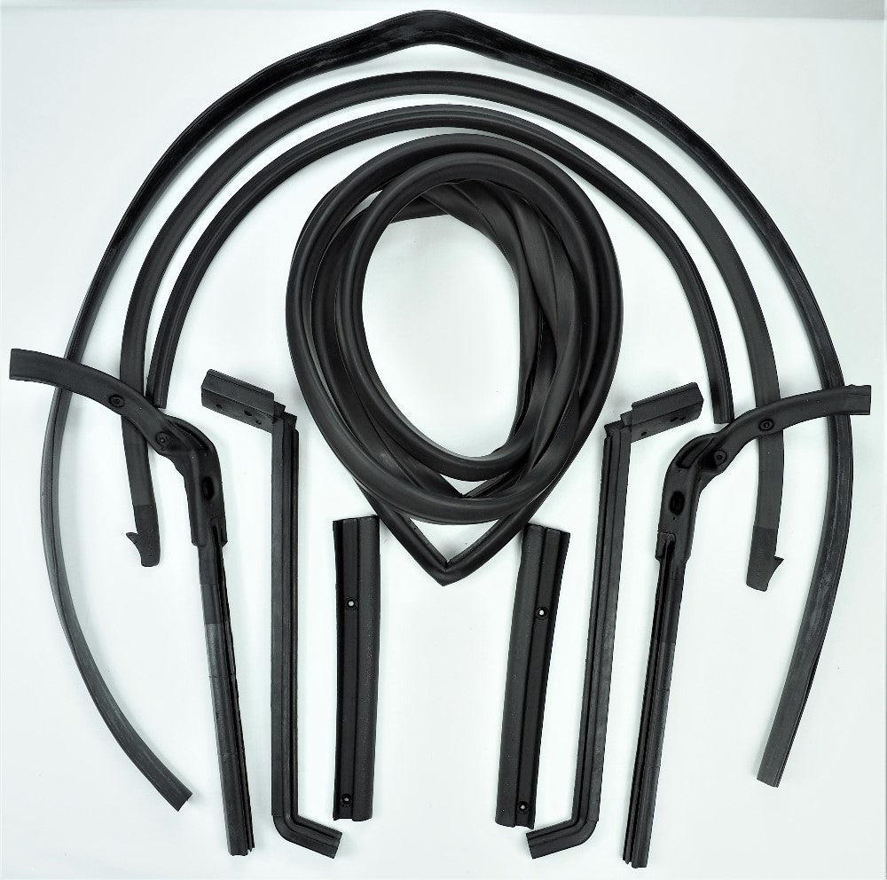 Chevrolet C2 Corvette 1963–1967 Hard Top Weatherstrip Kit – 10 Piece
