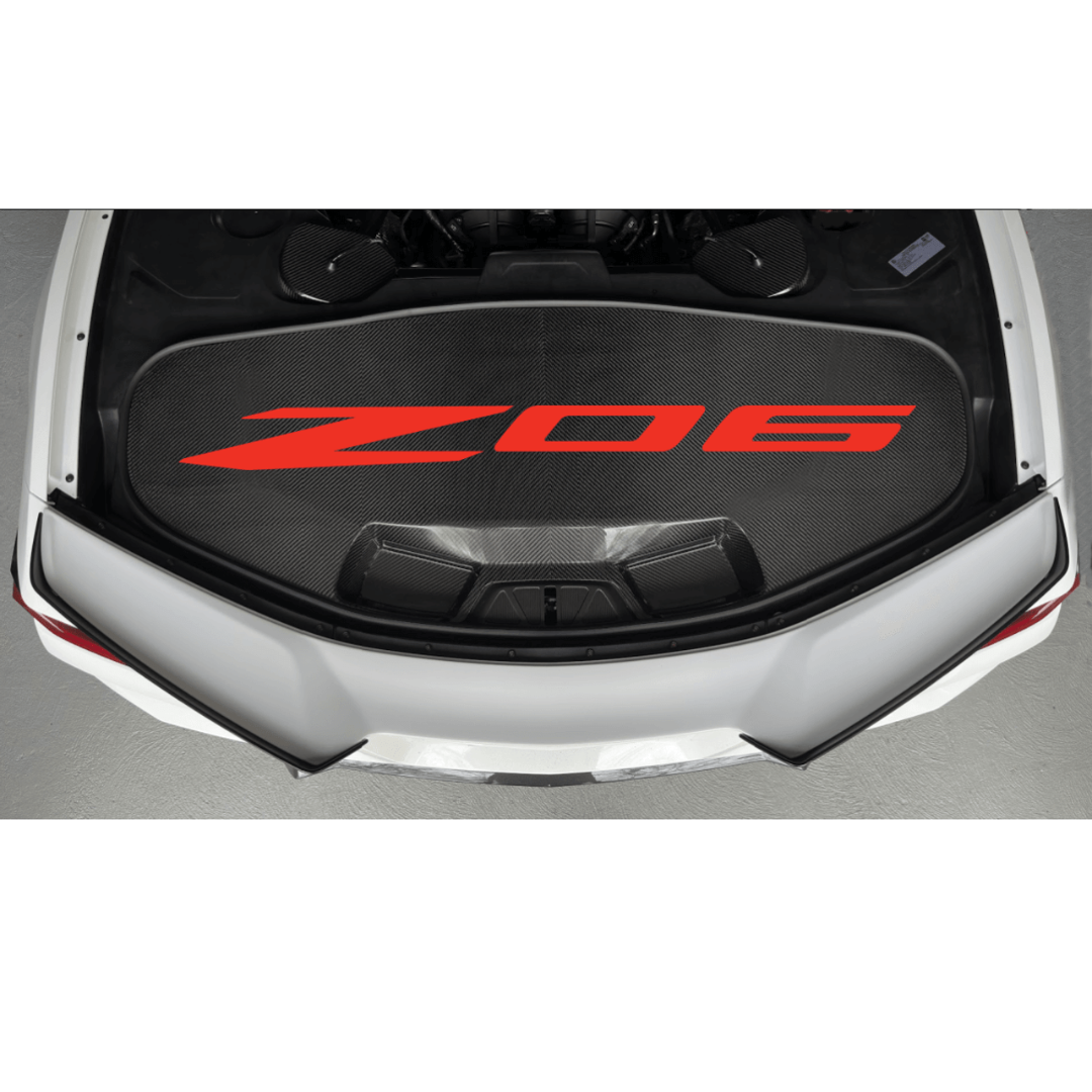 Corvette Logo C8 Carbon Fiber Trunk Cover | Corvette Store Online