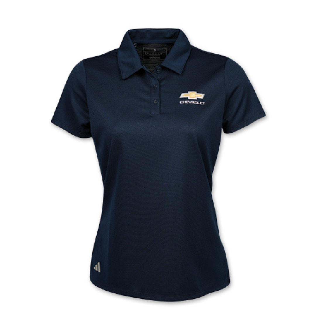 Ladies Chevrolet Bowtie Adidas Polo | Corvette Store Online