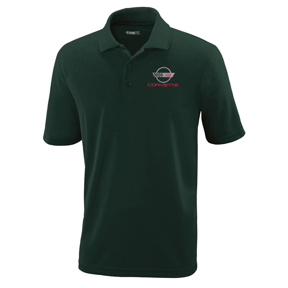 Men's C4 Corvette Core365 Polo Shirt | Corvette Store Online