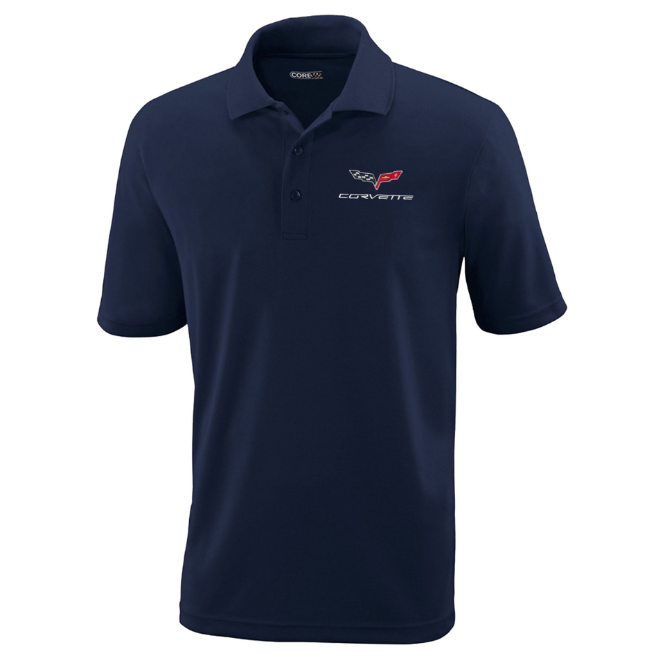 Men's C6 Corvette Core365 Polo Shirt | Corvette Store Online