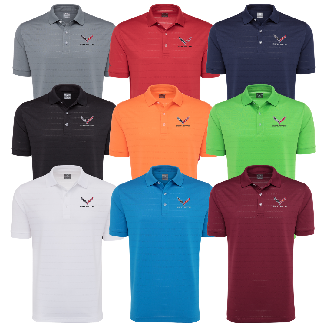 Men's C7 Corvette Callaway Golf Polo Shirt | Corvette Store Online