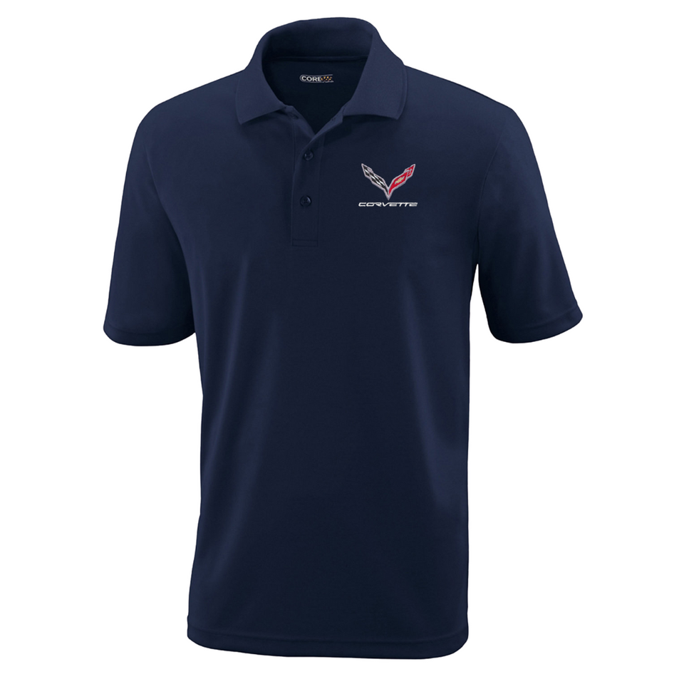 Men's C7 Corvette Core365 Polo Shirt | Corvette Store Online