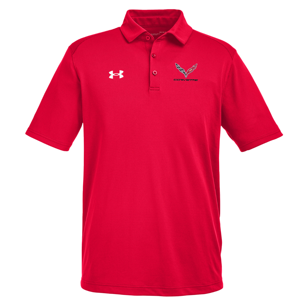 Men's C7 Corvette Under Armour Tech Polo | Corvette Store Online