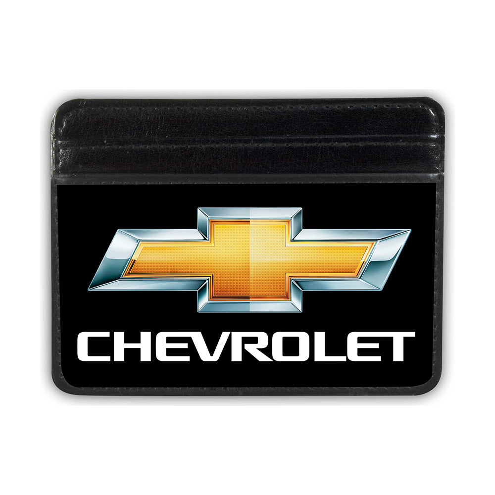 Chevy Bowtie Black & Gold Weekend Wallet | Corvette Store Online
