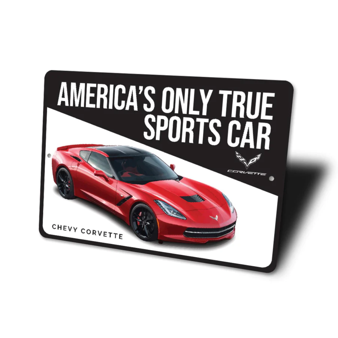 Americas Only True Sports Car Sign | Corvette Store Online