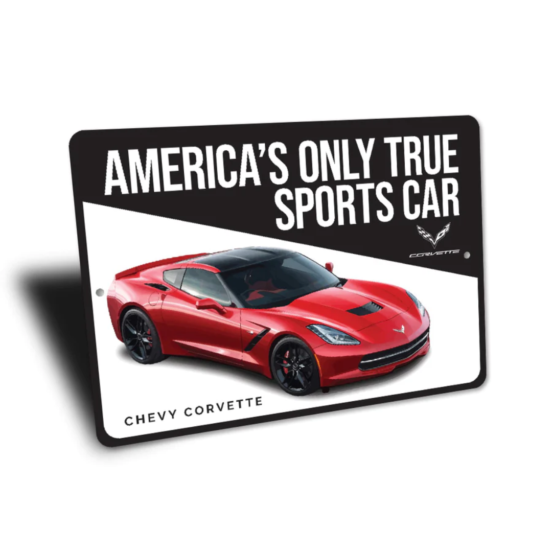 Americas Only True Sports Car Sign | Corvette Store Online
